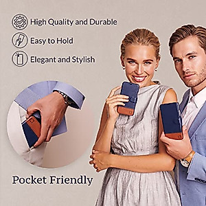 LUPA Legacy iPhone 13 Pro Max Case Wallet - Case with Card Holder - [Slim + Durable] for Women and Men - Flip Cell Phone case - Faux Leather - Folio Cover - Desert Sky