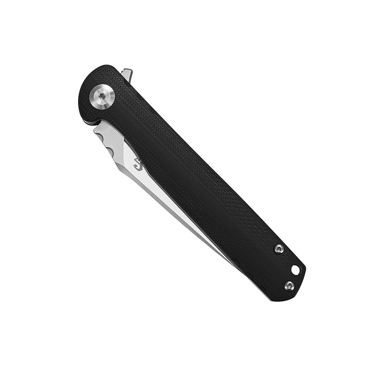 Sitivien ST101 Folding Knife, D2 Steel Blade+G10 Handle Tool Knife, EDC Pocket Knife for Outdoor, Camping, Hunting, Survival (Black)