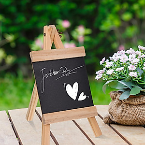 MAGICLULU Kitchen Chalkboard Coffee Shop Decor Wooden Blackboard Reusable Chalkboard Mini Chalkboard Signs for Home Decor Dessert Table Sign Chalk Board Signs Desktop The Sign Ornaments