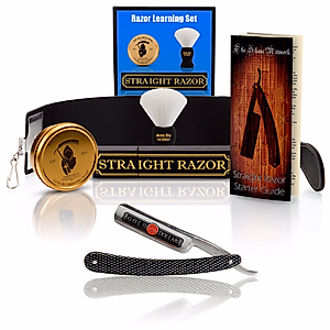 ~Blunt Not Sharp~ Gold Dollar Straight Razor Beginners Kit (Learning Shave Set)