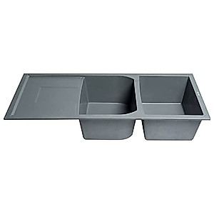ALFI brand AB4620DI-T Kitchen Sink, Titanium