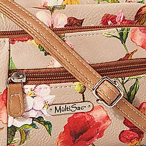 MultiSac womens Multisac Mini Dynamic Crossbody Bag Cross Body, Butterfly Floral, One Size US