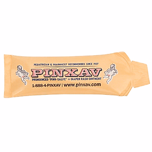 PINXAV Fast Healing Diaper Rash Cream Travel Pack - 4 Ounce Tube and 3 Small Travel Size - Perfect for Diaper Bag or Luggage - Fast Relief for Irritated Skin and Rashes