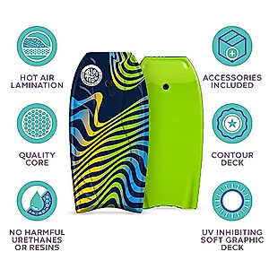 Bloo Tide 40IN Bodyboard - Green