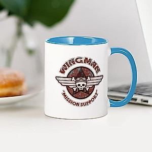 CafePress Pirate Pilot Wingman Mug Ceramic Coffee Mug, Tea Cup 11 oz