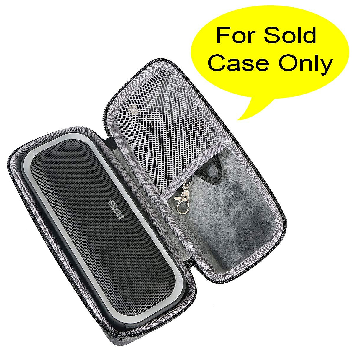 co2CREA Hard Travel Case Replacement for DOSS SoundBox Pro Portable Wireless Bluetooth Speaker (Black)