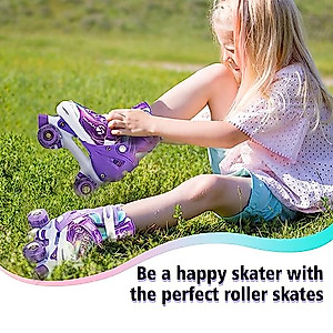 Roller Skates for Girls Kids Roller Skates Girls Ages 5-8 4-6 Patines para Niñas niños