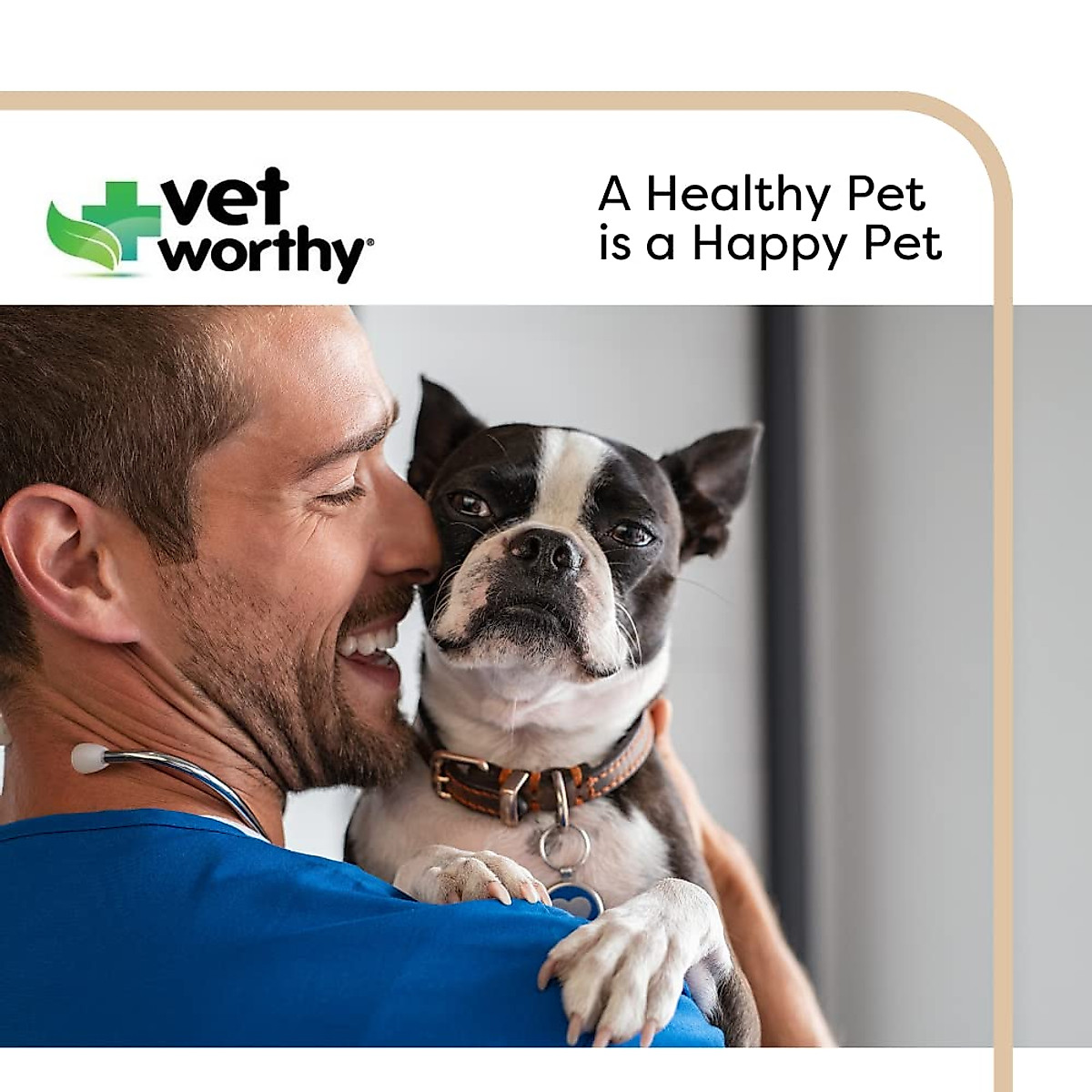 Vet Worthy Peanut Butter Enzymatic Toothpaste for Dogs - For Clean, Healthy Teeth and Gums - Freshen Dogs Breath - Peanut Butter Flavor - Made in the USA - Start Your Dog’s Dental Routine Today - 3oz