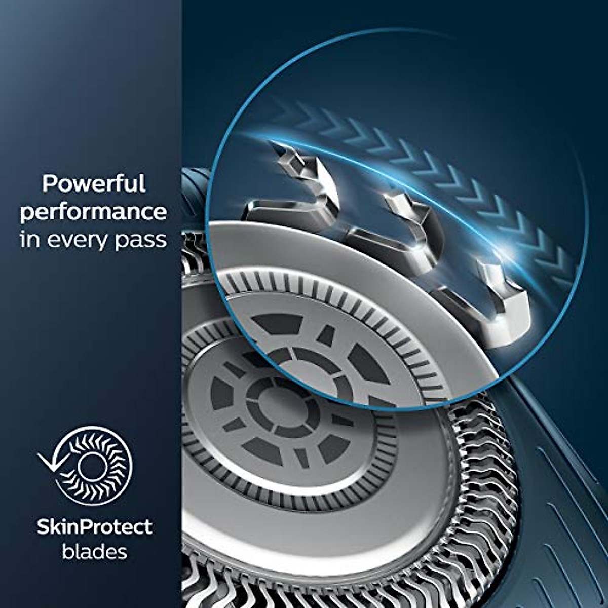 Philips Norelco Shaver 7700, Rechargeable Wet & Dry Electric Shaver with SenseIQ Technology, Quick Clean Pod, Charging Stand and Pop-up Trimmer, S7782/85