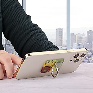 Ycciksld 3 Kinds Finger Ring Holder for Cell Phone Grip(Flower)