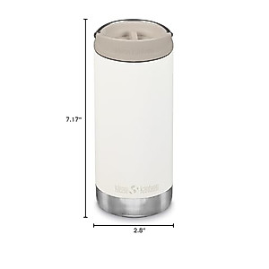 Klean Kanteen 12oz TKWide Insulated Water Bottle with Twist Cap - Tofu