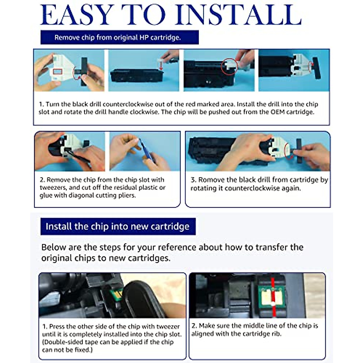 Mooho Compatible 414X Toner Cartridge 4 Pack Replacement for HP 414X W2020X High Yield for HP Color Laserjet Pro MFP M479 M454 M479fdn M479dw M479fdw M454dn M454dw Printer(Black Cyan Yellow Magenta)