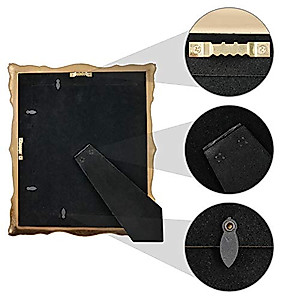 SIMON'S SHOP 8x10 Picture Frame Baroque Picture Frames 8x10 Vintage Photo Frames 10 x 8 in Bronze