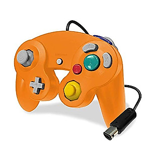 Old Skool Controller Compatible with Gamecube/Wii - Orange (Spice)