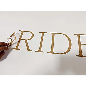 Bride to Be Decal - Bridal Shower Backdrop Sticker,Miss to Mrs Sticker for Balloon Arch,Bride to Be Bridal Shower Party Decorations,Engagement Party (Bride to Be Decal)