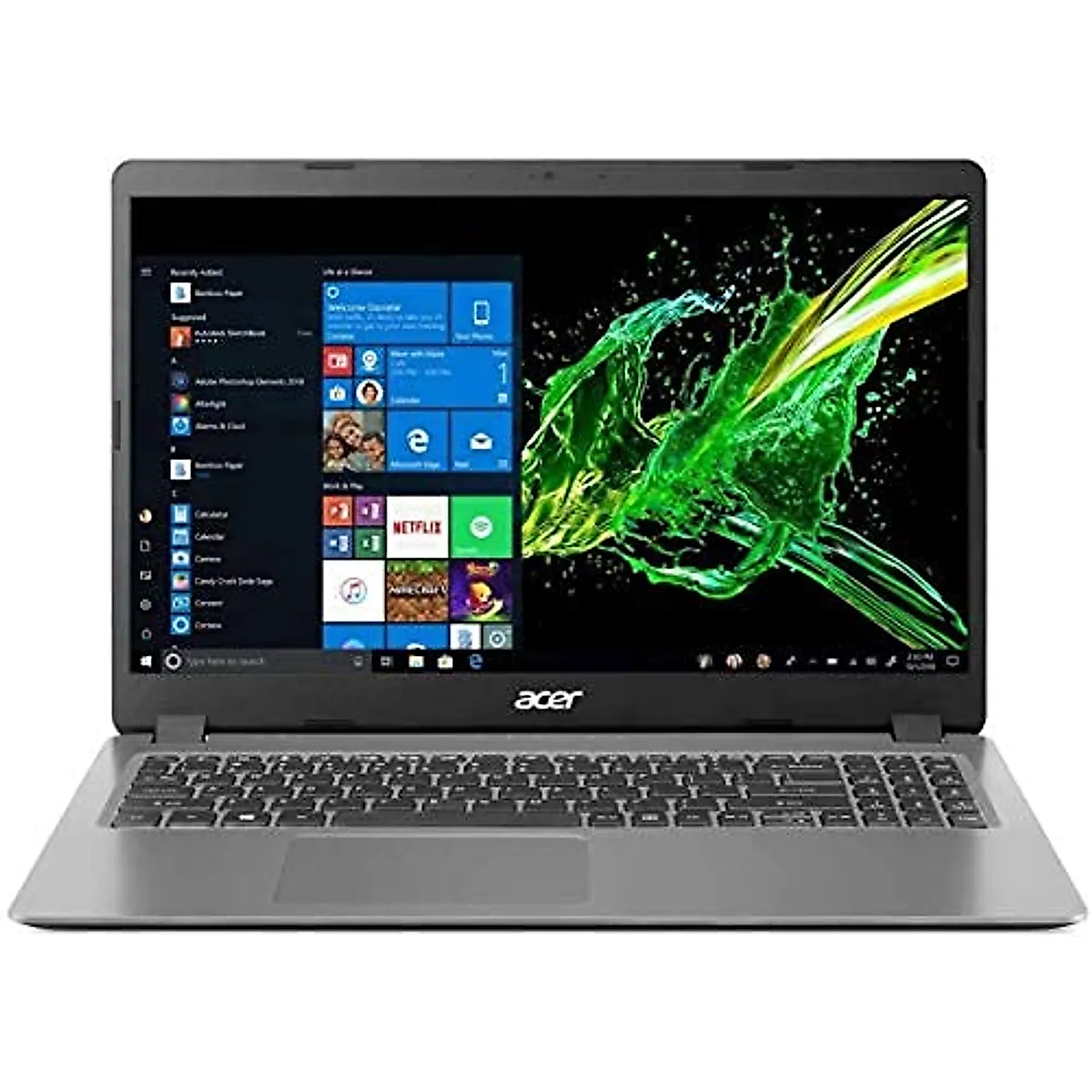 2020 Acer Aspire 3 15.6" Full HD 1080P Laptop PC, Intel Core i5-1035G1 Quad-Core Processor, 8GB DDR4 RAM, 256GB SSD, Ethernet, HDMI, Wi-Fi, Webcam, Numeric Keypad, Windows 10 Home, Steel Gray