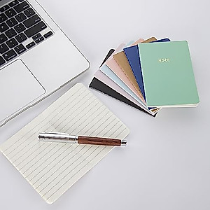 Iridipity 8 Pack Small Notebook Pocket Notebook Small notepad Mini notebooks 3.5x5 inches stationary supplies for work,travel,adults (8)