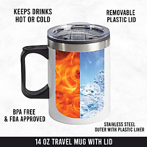 Bible Verse Mug & Gift Box, Christian Gifts for Women Faith - Inspirational Gifts for Women, Religious Gifts for Women & Spiritual Gifts For Women, Coffee Tumbler For Women & Men Catholic Gifts (14oz)