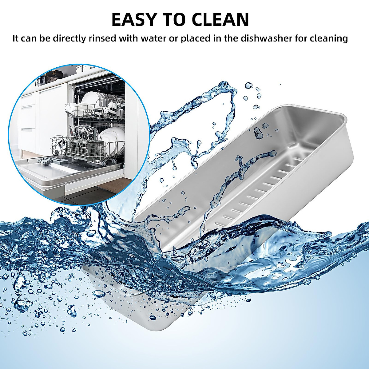 Airtight Deli Containers with Lids | Premium Quality 304 Stainless Steel | Bacon and Lunch Meat Storage for Fridge | Dishwasher Safe | Keep Your Food Fresh and Organized