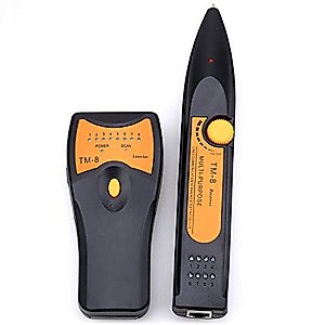 RJ45 RJ11 BNC Telephone Wire Tracker Network LAN Ethernet TV Cable Electric Wire Line Finder Toner Tracer Tester TM8