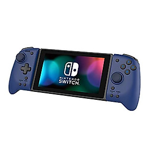 Hori Nintendo Switch Split Pad Pro (Blue) Ergonomic Controller for Handheld Mode - Officially Licensed By Nintendo