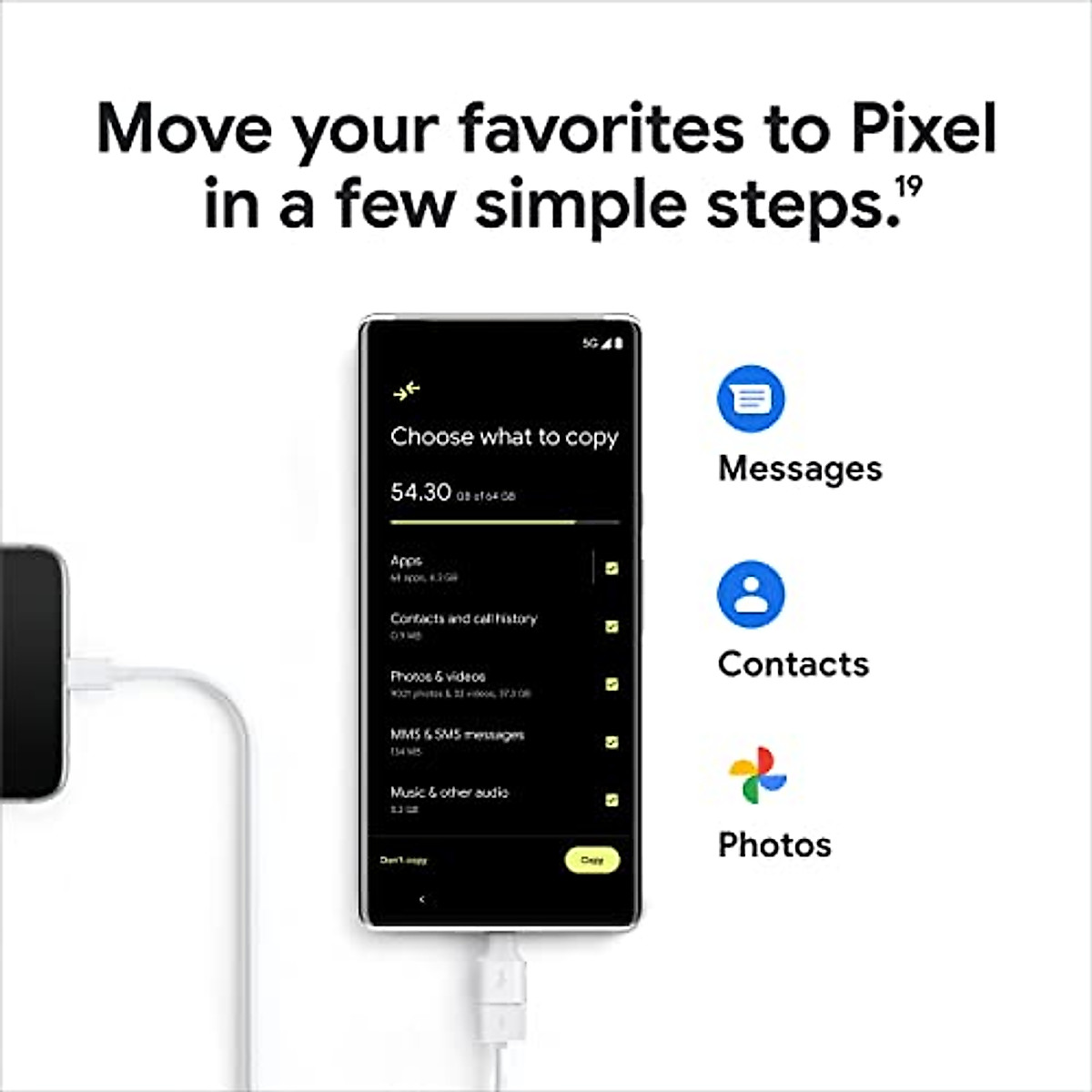 Google Pixel 6 Pro - 5G Android Phone - Unlocked Smartphone with Advanced Pixel Camera and Telephoto Lens - 128GB - Cloudy White