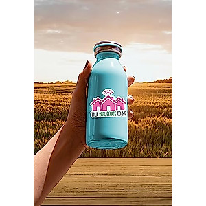 Miraki Talk Real Estate to Me Sticker, Real Estate Jewelry Sticker, Cute Girl Sticker, Water Assitant Die-Cut Vinyl Stickers Decals for Laptop Phone Kindle Journal Water Bottles, Sticker for Women
