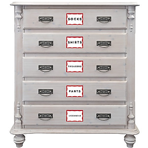 1InTheOffice Sticker Name Tags, Sticky Name Tags, Name Badge Stickers, 3.5" x 2.25", Self-Adhesive, Red, 100 Pack