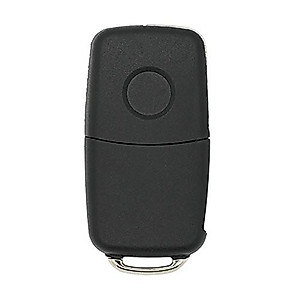 SEGADEN Replacement Key Shell Compatible with VOLKSWAGEN VW PASSAT SEAT SKODA 3 Button Keyless Entry Remote Flip Key Case Fob SS826B