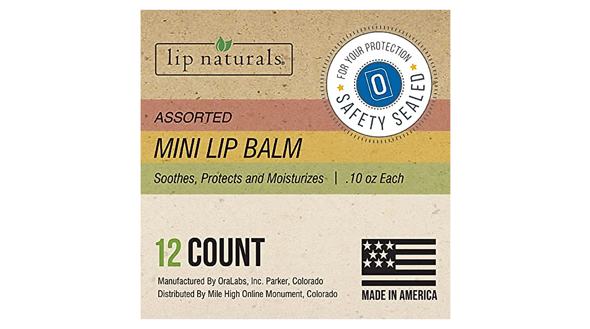 Lip Naturals® Mini Lip Balm Set - SPF 15 for Moisture