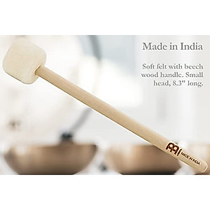 Singing Bowl Mallet, Felt Head — MADE IN INDIA — for Meditation, Sound Healing Therapy and Yoga, 2-YEAR WARRANTY