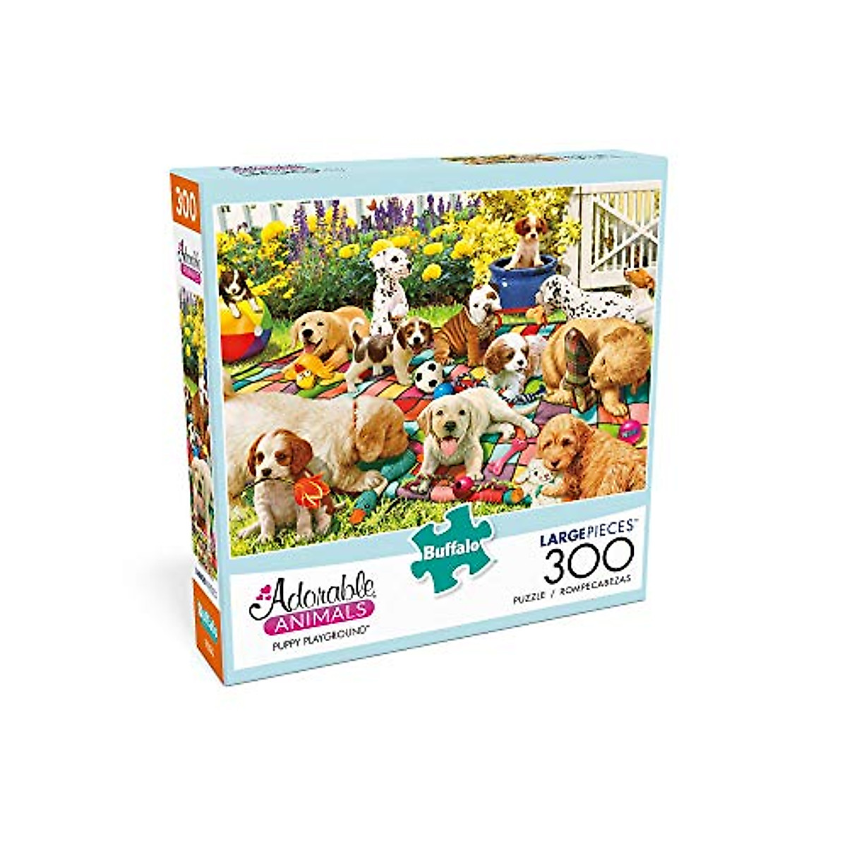 Buffalo Games - Puppy Playground - 300 Large Piece Jigsaw Puzzle
