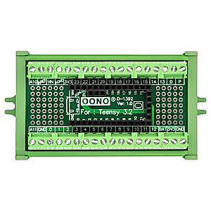Terminal Block Breakout Board Module for Teensy 3.2, Screw Mount Version