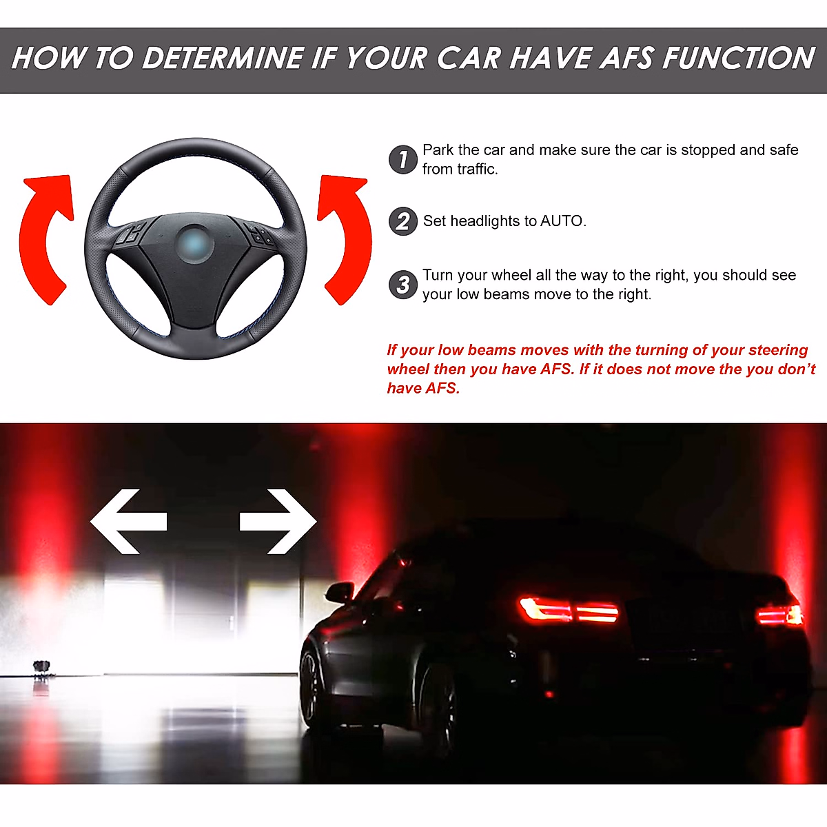 DNA MOTORING HL-3D-AFS-E6008-CH Pair of LED U-Halo Projector Headlights Compatible with BMW 528i 535i 550i M5 08-10 Not Fit Hatchback Model, Chrome Housing Clear Lens