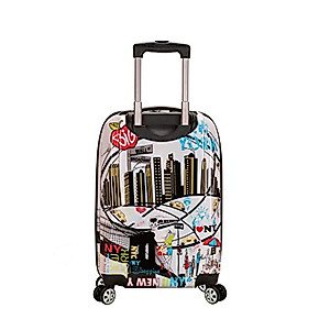 Rockland Departure Hardside Spinner Wheel Luggage Set, New York, 2-Piece (20/28)