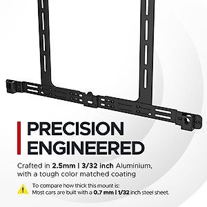 Soundbass Arc TV Mount, Black, Compatible with Sonos Arc Mounting Bracket for TV, Full Hardware Kit Included, Arc Soundbar, Designed in The UK