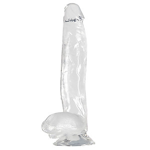 Super Soft Flexible Silicone Suction Cup Realistic Classic Wand-10.4 Inch, The Best Choice for Couples Holiday Relaxation