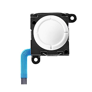 2-Pack 3D Replacement Joystick Analog Thumb Stick for Nintendo Switch Lite and Joycon, Include Tri-Wing, Cross Screwdriver, Pry Tools, 4 Thumbstick Caps