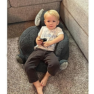 Trend Lab Flower Toddler Chair - Plush Pillow Kids Chair, Comfy Plant Chair for Toddlers 1-3 Years Old, 21x19x19 Inches - Baby Chair, Floral Soft Toddler Lounge Chair, Kids Bean Bag Chair Alternative