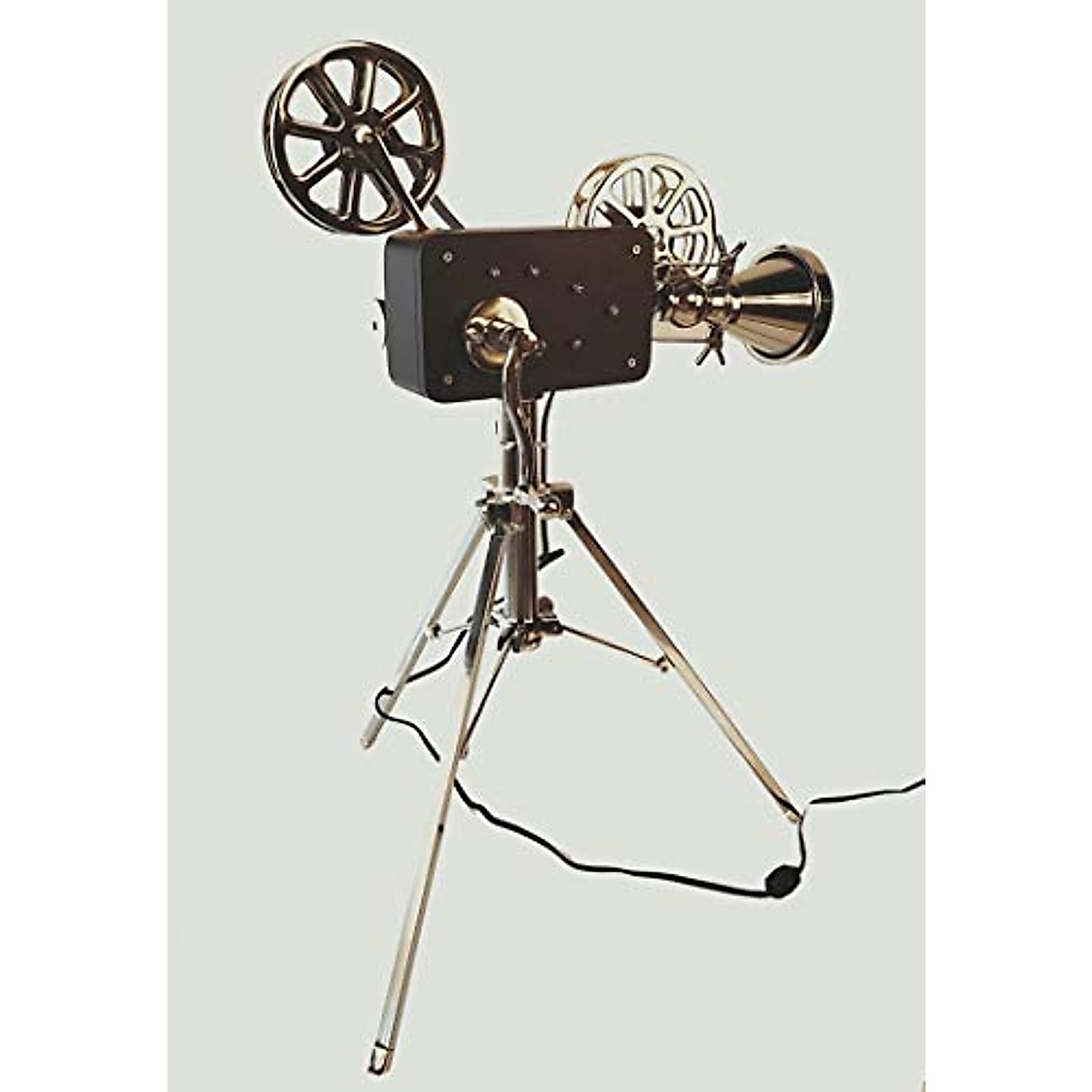 HomeRoots Silver Aluminium Movie Projector Aluminum Model