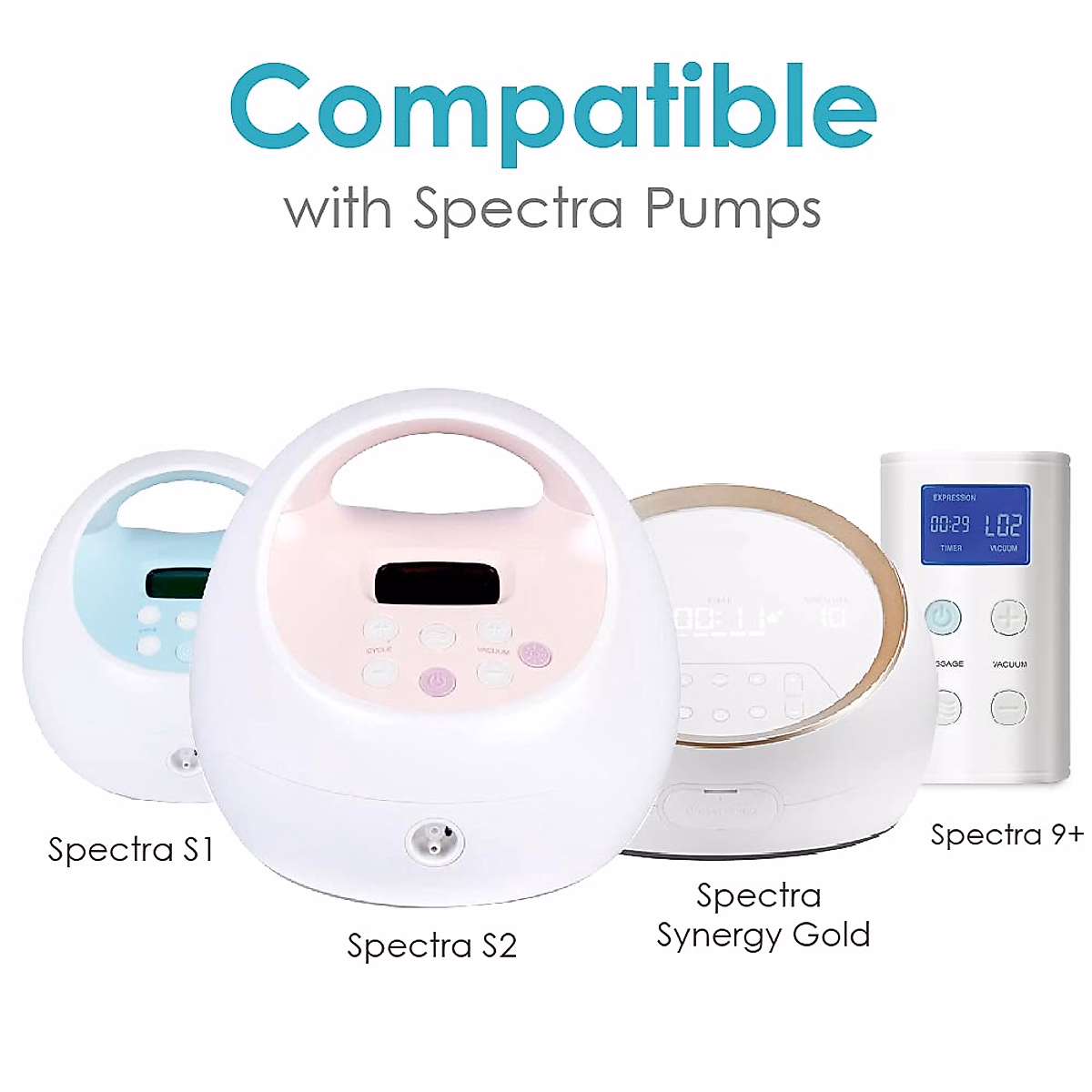 Maymom Tubing for Spectra S1 Pump and S2 Pumps;Maymom Duckbill Valves for Spectra.Replace Spectra Valve,BPA Free, DEHP Free; Not Original Spectra Tubing, Can Replace Spectra Tubes; Made by Maymom