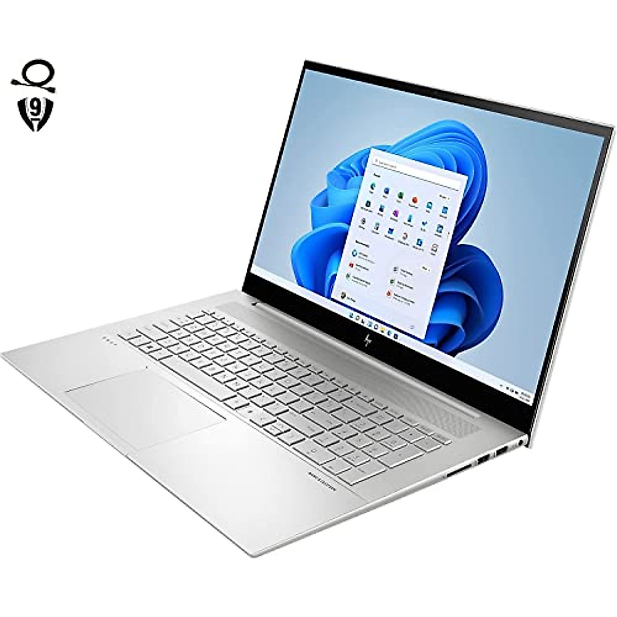 HP Envy 17 Laptop, 17.3" FHD Touchscreen Display, 12th Gen Intel Core i7-1255U, 16GB RAM 1TB SSD, Wi-Fi, Webcam, Backlit Keyboard, Fingerprint Reader, Windows 11 Home, Silver