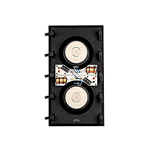 Monolith M-IWSUB82 Dual 8 inch in-Wall Subwoofer - Passive, Magnetic, Paintable Grille, Easy Install, Adds Powerful Bass to Your in Wall or in Ceiling Home Theater System