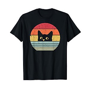 Cat Shirt. Retro Style T-Shirt