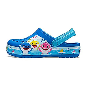 Crocs Kids' Baby Shark Band Clog , Baby Shark, 8 Toddler