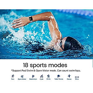 Smart Watch for Android Phones Samsung iOS Compatible Smart Watch with Heart Rate Sleep Blood Oxygen Monitor Step Counter, IP68 Waterproof Touch Screen for Men Women Silver