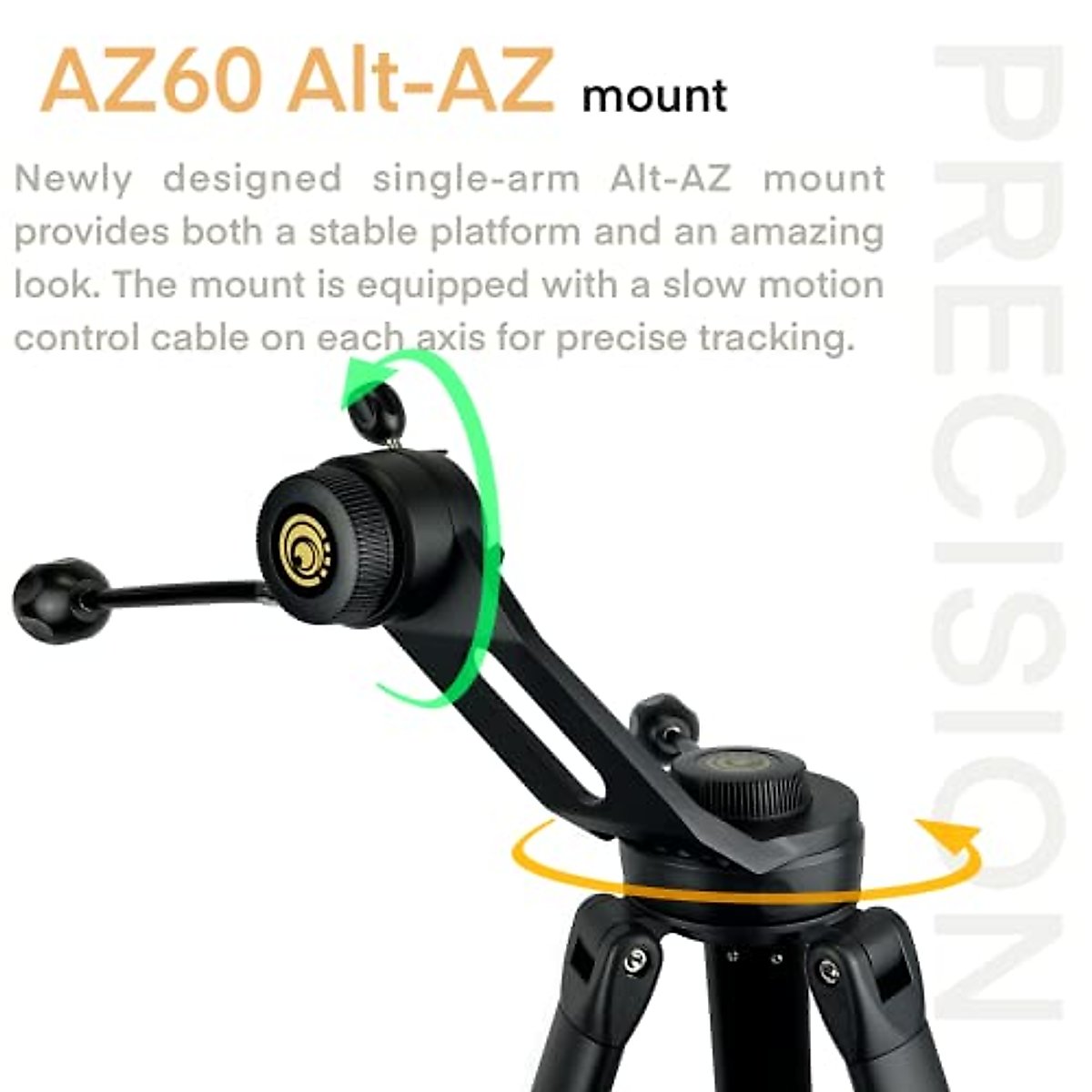 Spectrum Optical Instruments – ExploraPro 80AZ Refractor Telescope for Adults & Beginner – Compact Manual Alt-AZ Telescope – Smartphone Adapter and Remote Shutter – 80mm Aperture 900mm Focal Length