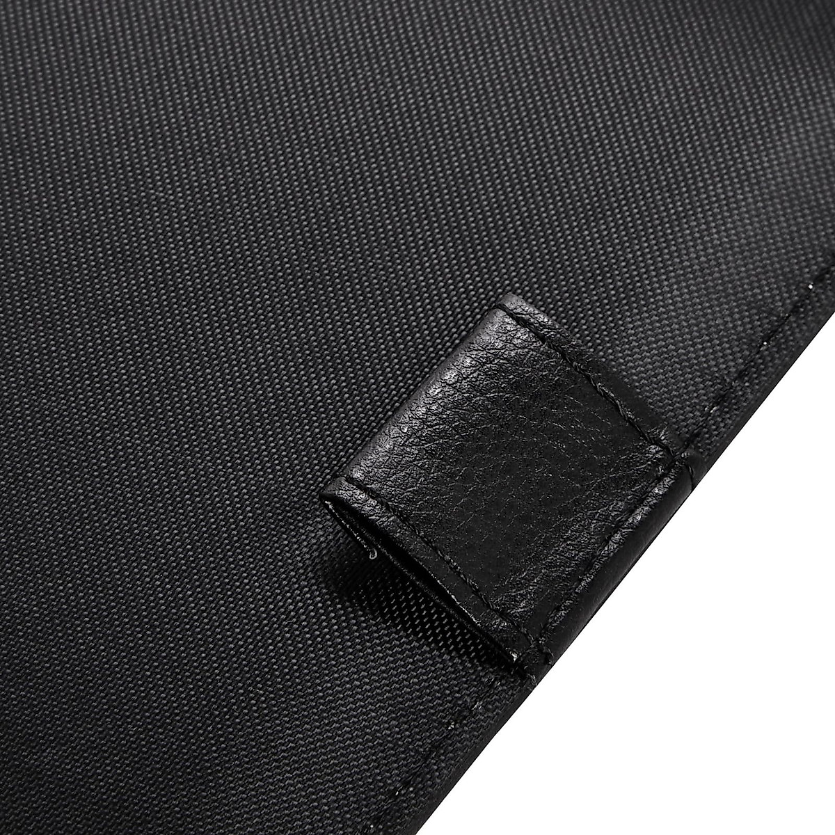 7 Ringed Business Check Binder for Checkbooks, Faux Leather Folder for 600 Checks (14 x 10 in)