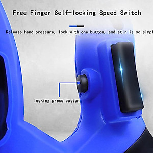 Handheld Cement Mixer 2600W Adjustable 6 Speed Handheld Electric Concrete Cement Mixer Used for Mortar，Mixing Cement Slurry,Paint Coating