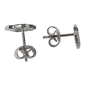 Harley-Davidson Women's Petite Black Bling Bar & Shield Post Earrings HDE0281